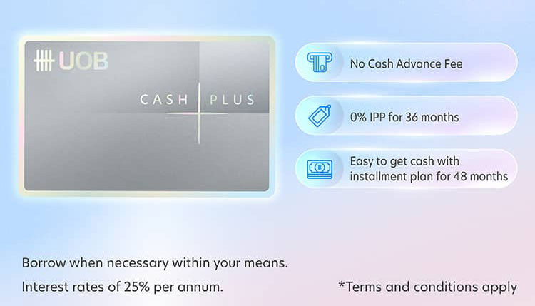 UOB CASH PLUS Card - 0% Installment Plan | UOB Thailand