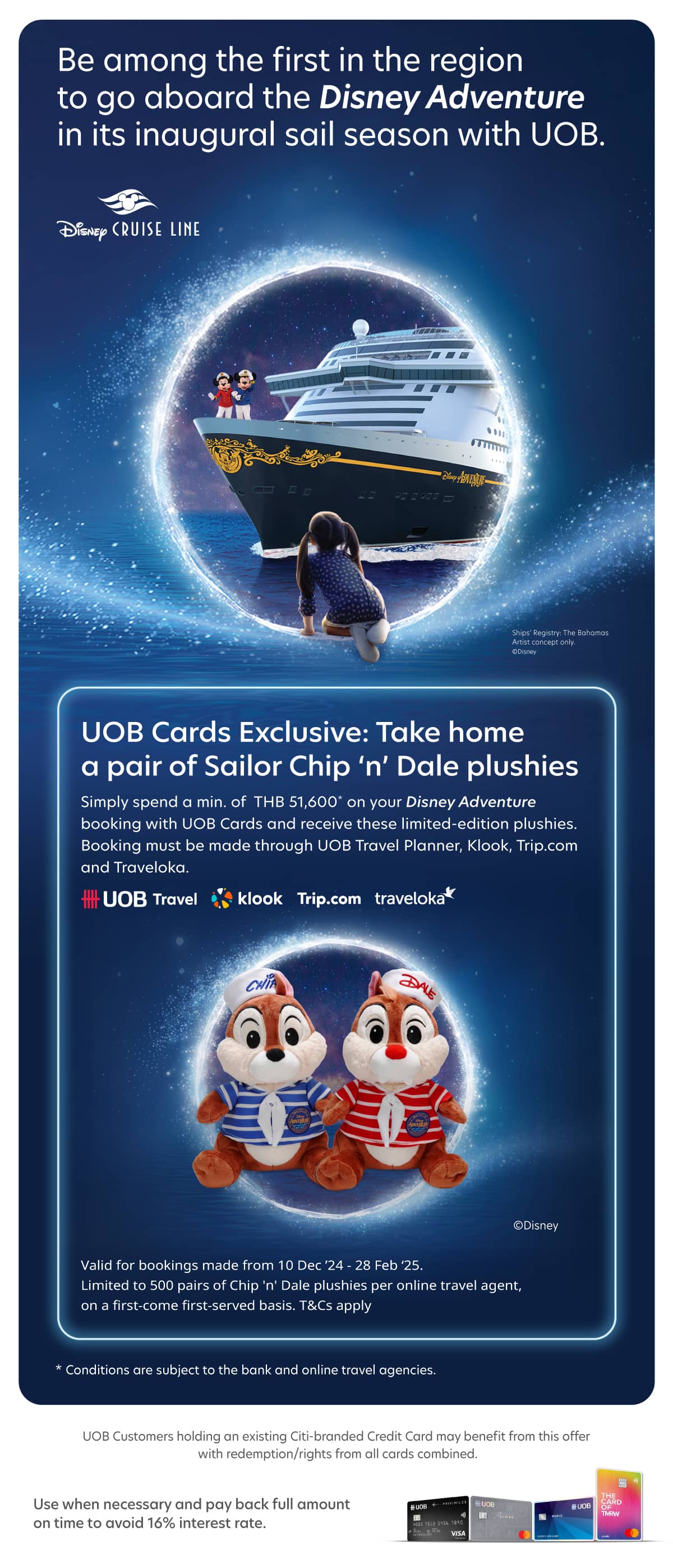 Book Disney Adventure through participating OTA and take home a pair of ...