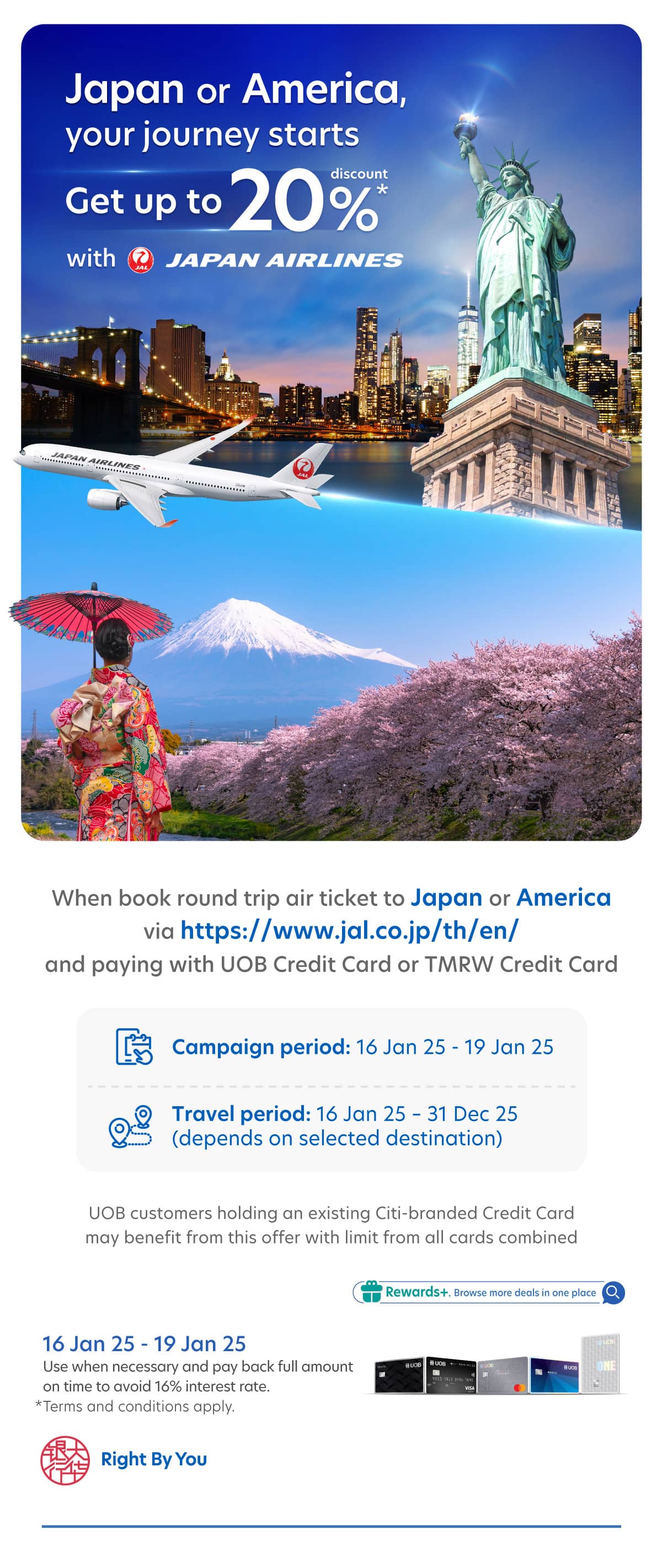 Get up to 20% discount when booking air ticket via Japan Airlines and ...